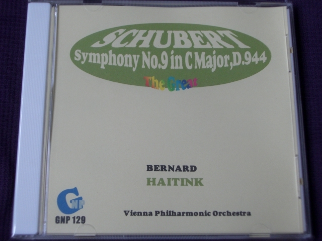 Yahoo!オークション - ハイティンク指揮 シューベルト Sym9 VPO
