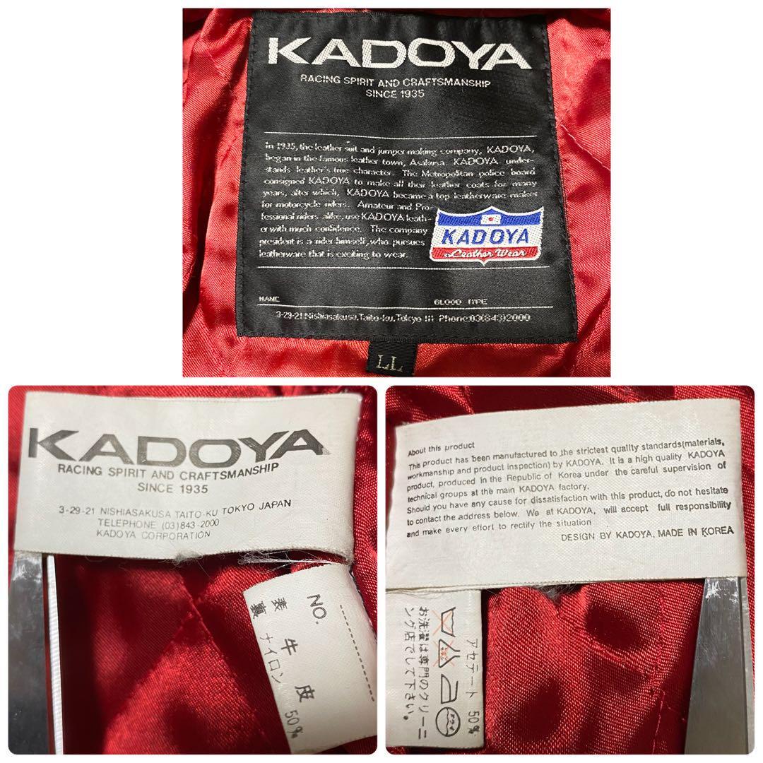 Yahoo!オークション - 1円〜【希少LL】KADOYA カドヤ ダブルライダース...