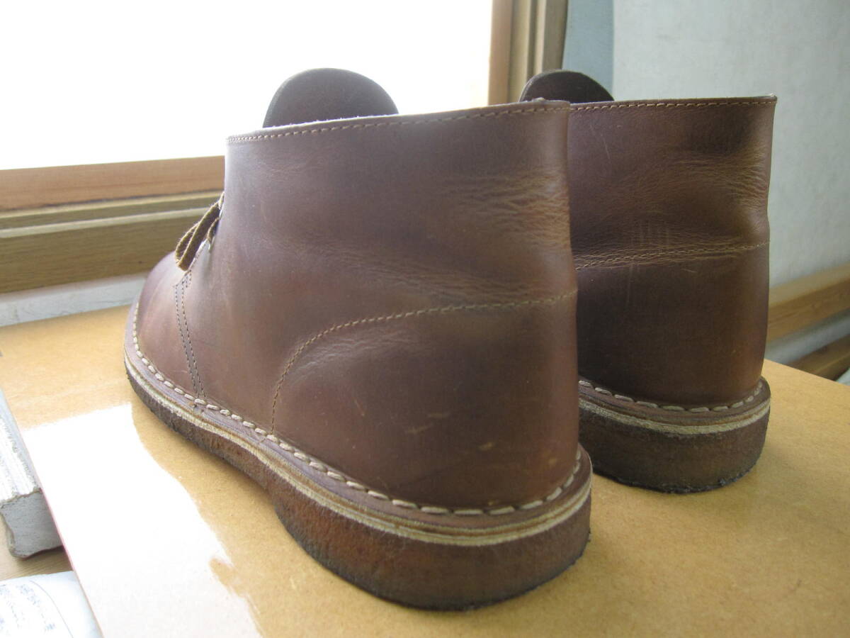 Yahoo!オークション - クラークス デザートブーツ ブラウン スムースレ...