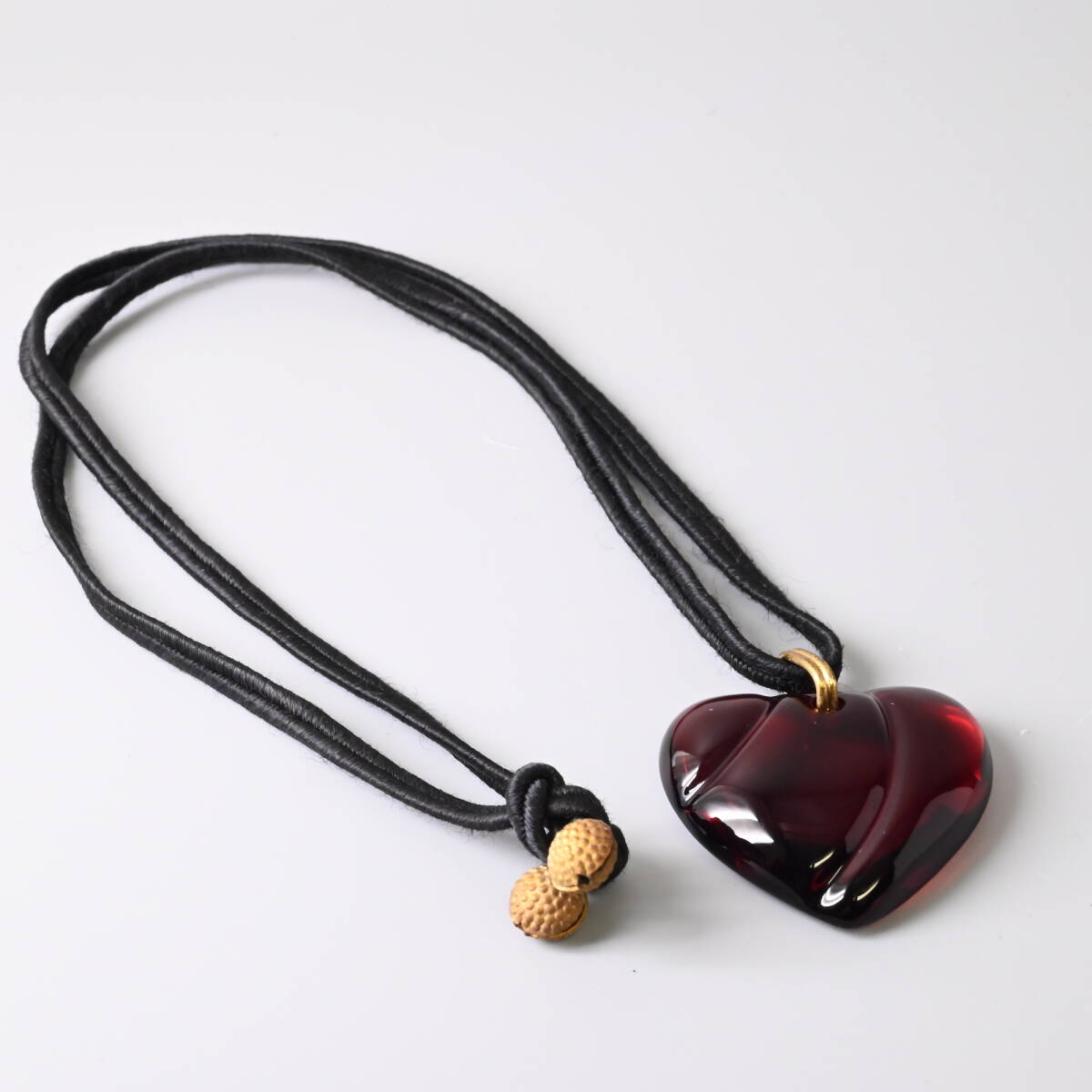 Yahoo!オークション - 0705_02 バカラ Baccarat ネックレス - 黒×ボ...