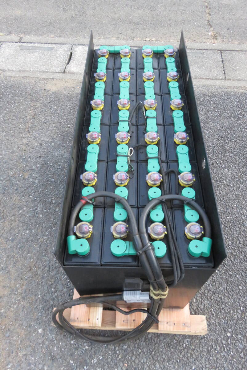 Yahoo!オークション - 即決 バッテリー フォークリフト 用 日立 HITAC...