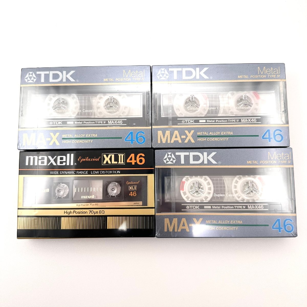 Yahoo!オークション - 1円～ TDK MA-X 46 メタル 3本 /マクセル XLⅡ4...