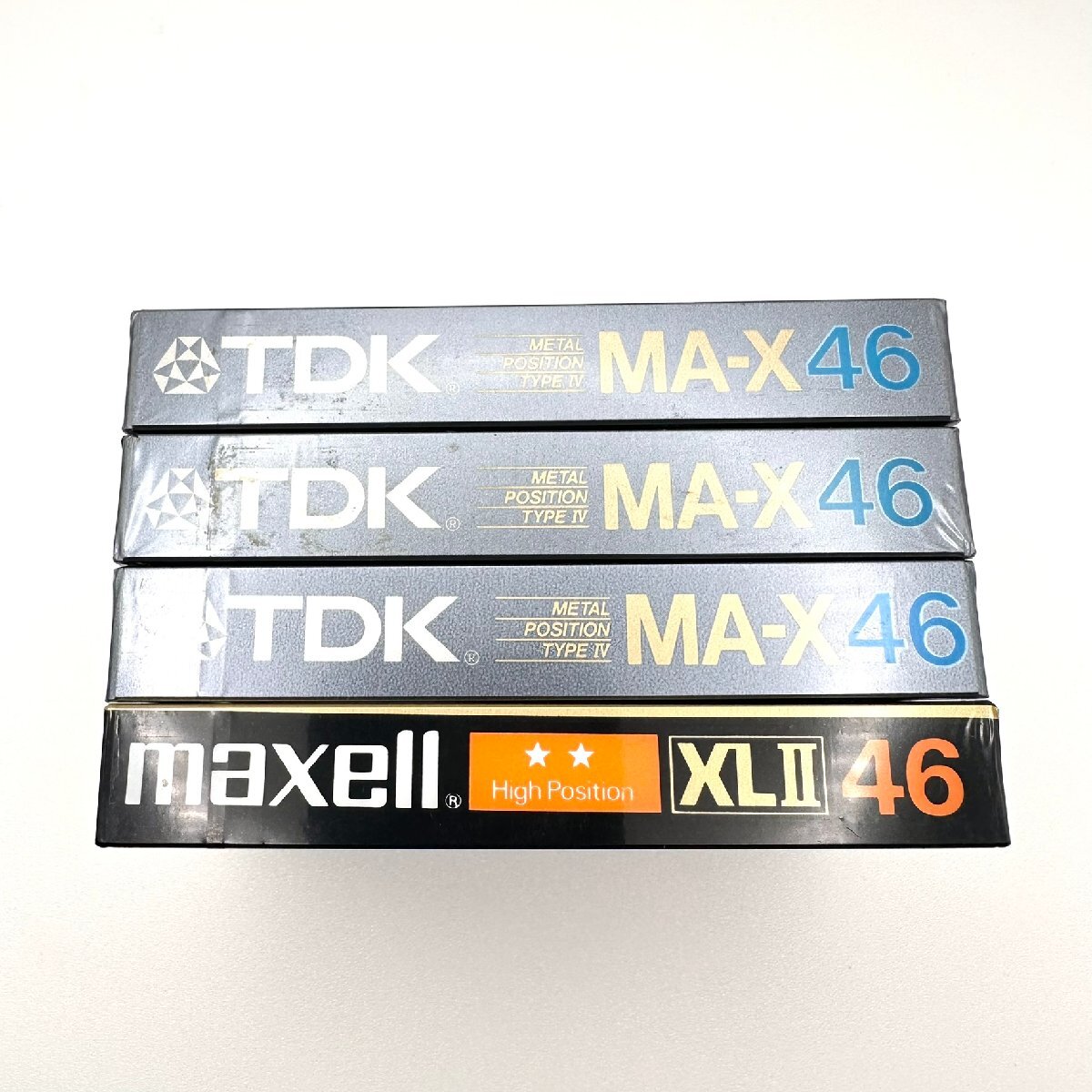 Yahoo!オークション - 1円～ TDK MA-X 46 メタル 3本 /マクセル XLⅡ4...