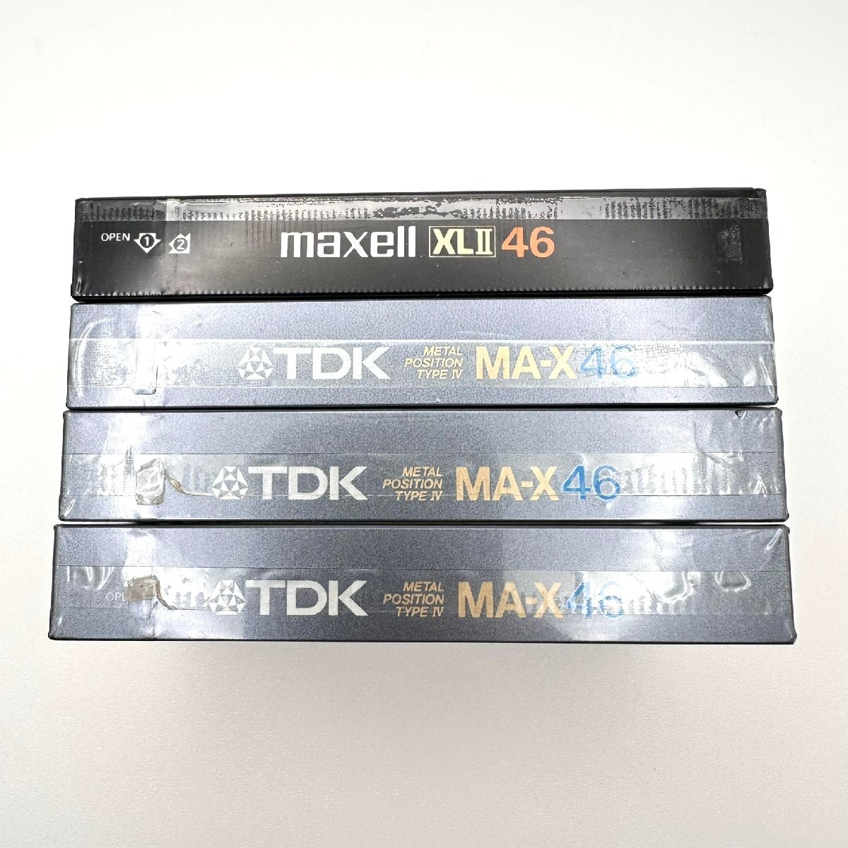Yahoo!オークション - 1円～ TDK MA-X 46 メタル 3本 /マクセル XLⅡ4...