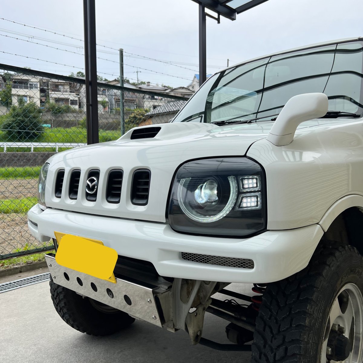 Yahoo!オークション - JB23 ジムニー LED ヘッドライト プロジェクタ...