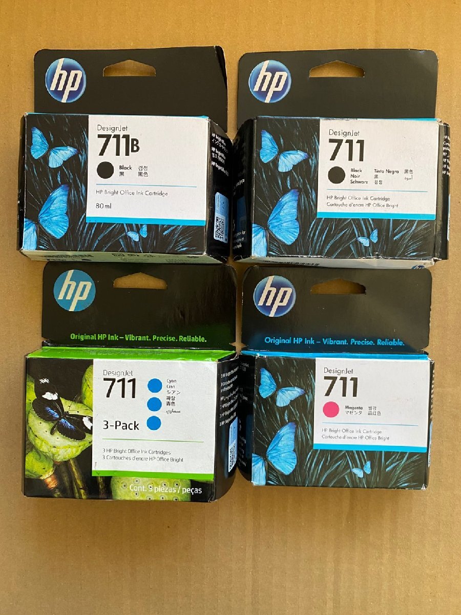 Yahoo!オークション - HP711 純正未使用インク ジェットプリントカー...