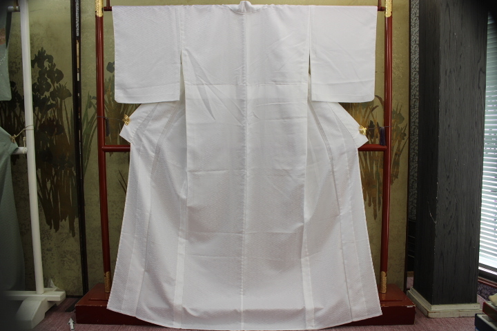 Yahoo!オークション - きもの今昔7927 白下着きもの ポリエステル...