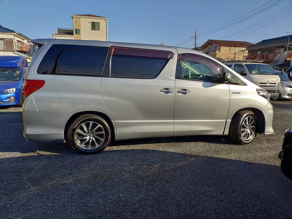 Yahoo!オークション - 【税・経費不要】アルファードHVSR 4WD h26 ...