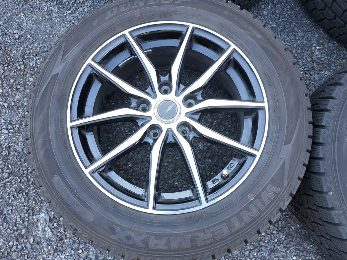 Yahoo!オークション - ダンロップ WM02 205/60R16 6.5J IS53 ステップ...