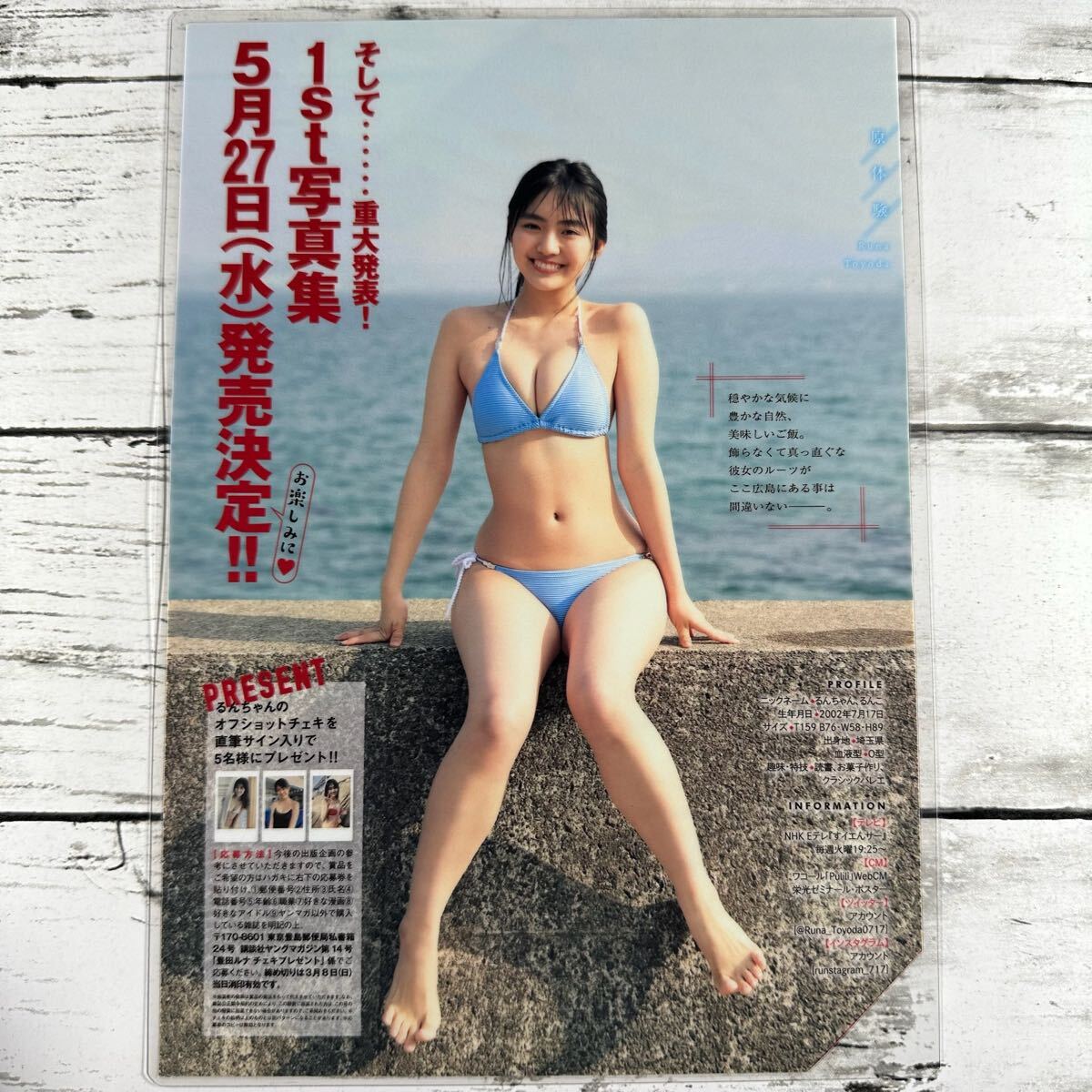 Yahoo!オークション - [高品質ラミネート処理][ 豊田ルナ ] ヤングマガ...