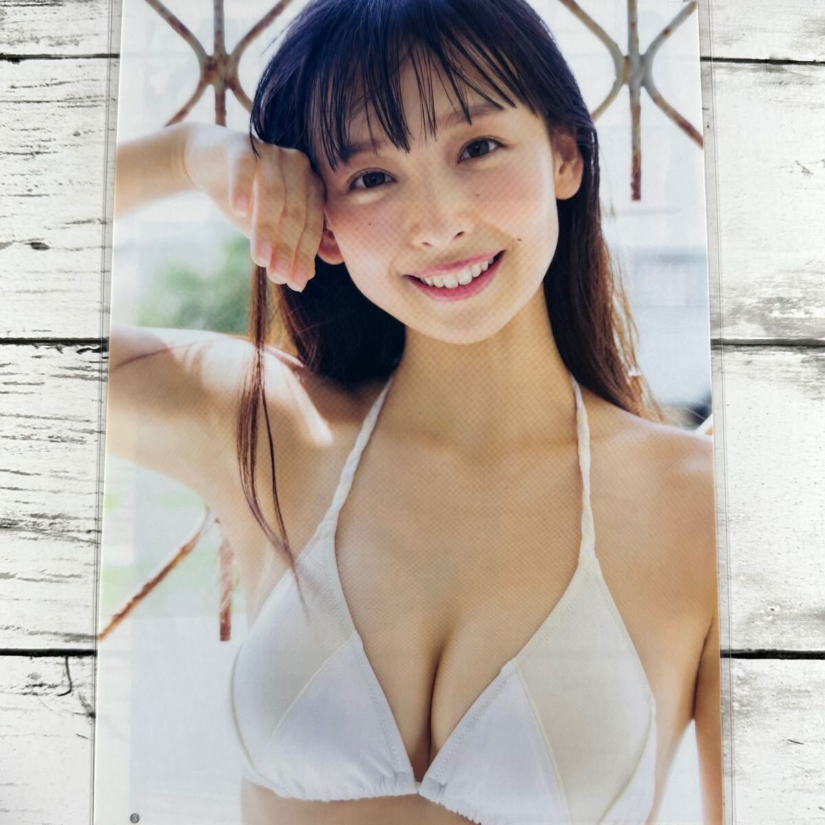 日本代購代標第一品牌【樂淘letao】－[高品質ラミネート処理][ 華村あすか ] 雑誌 切り抜き 12P B5フィルム 水着 グラビア アイドル 芸能人 女優