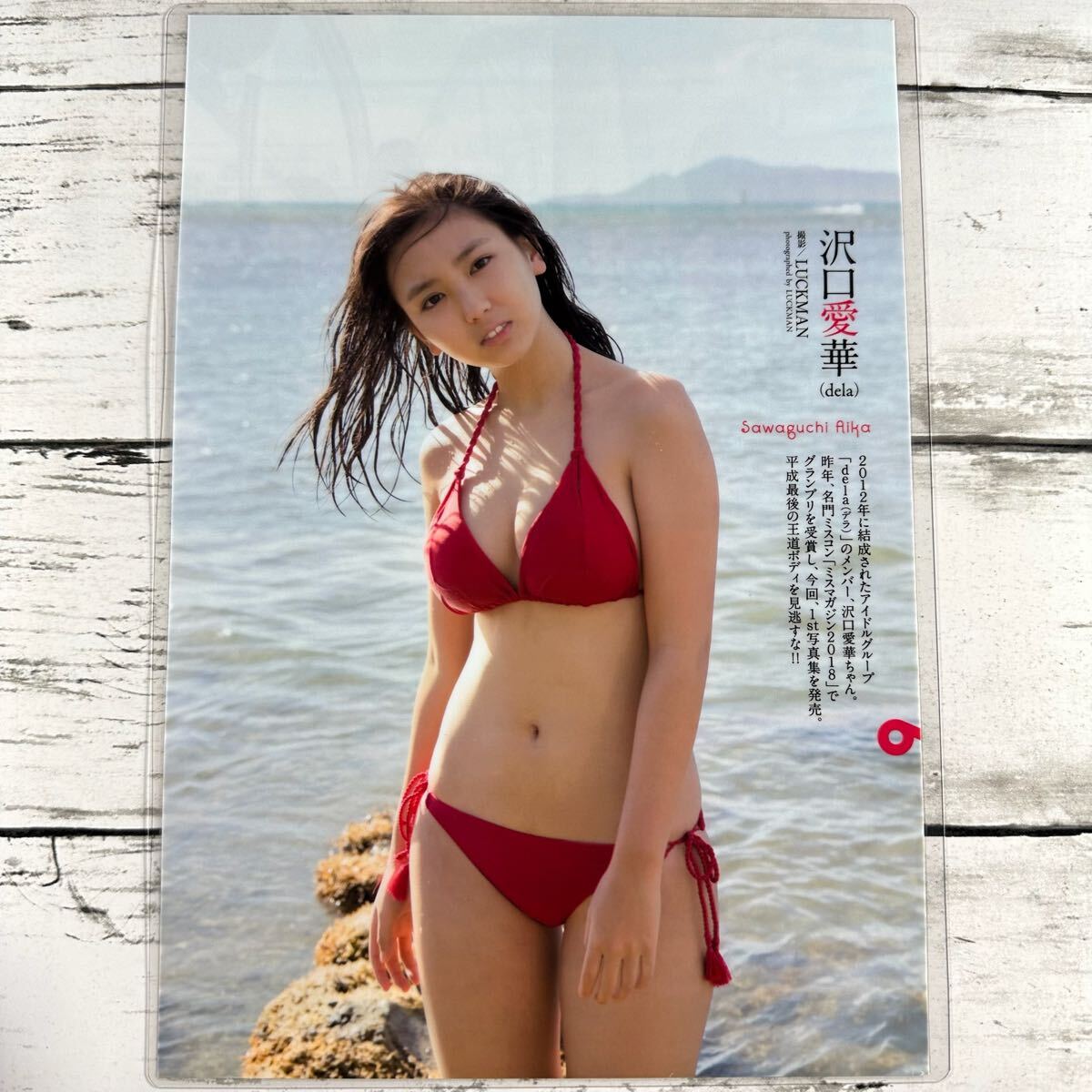 Yahoo!オークション - [高品質ラミネート処理][ 沢口愛華 ] プレイボー...