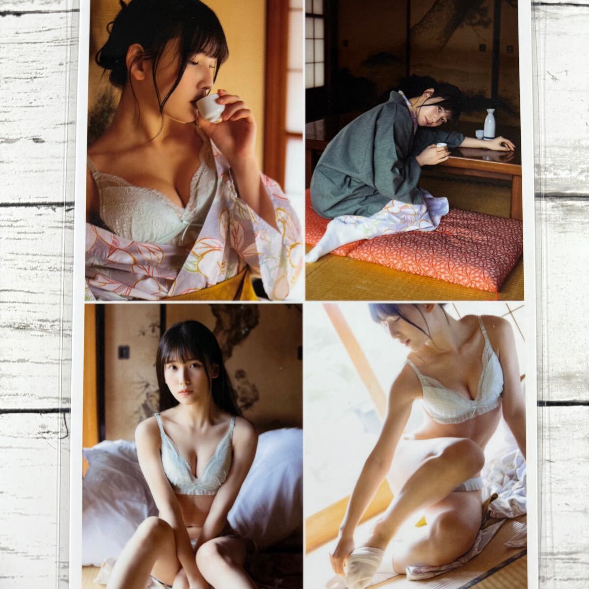 日本代購代標第一品牌【樂淘letao】－[高品質ラミネート処理][ 森嶋あんり ] 雑誌 切り抜き 4P A4 フィルム 水着 グラビア アイドル 芸能人 女優