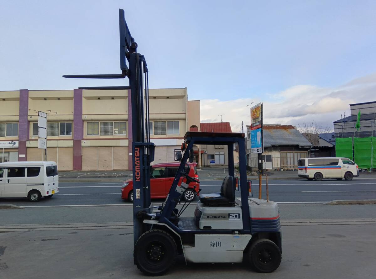 Yahoo!オークション - 岩手発 コマツ フォークリフト FG20-11 ガソリン...