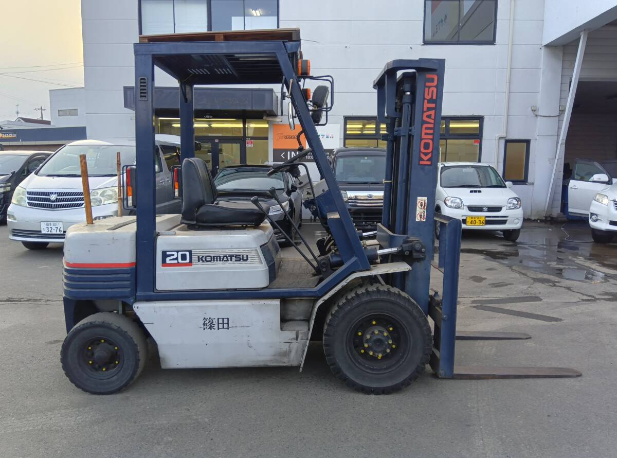 Yahoo!オークション - 岩手発 コマツ フォークリフト FG20-11 ガソリン...