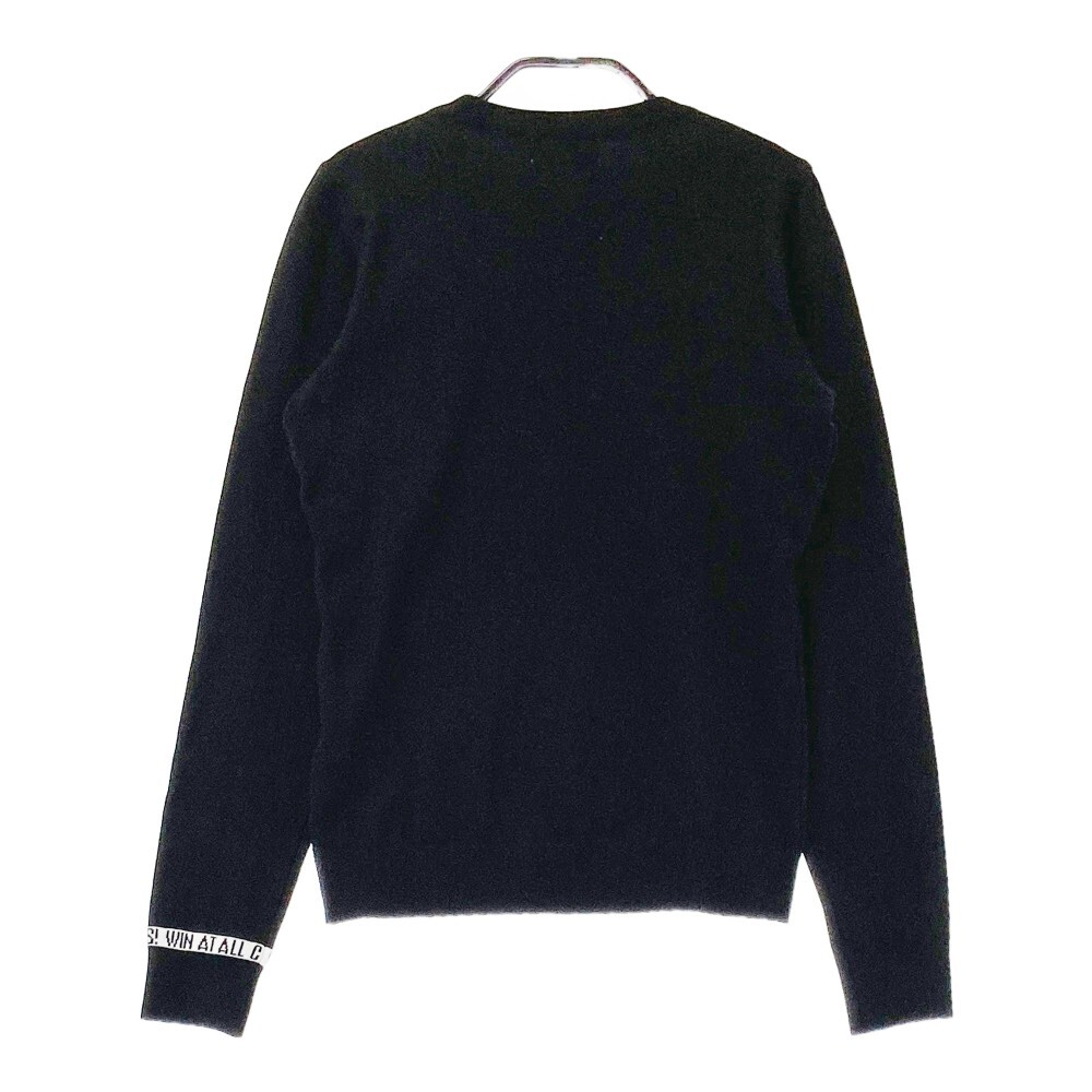 Yahoo!オークション - WAAC ワック 長袖 ニットセーター ブラック系 2 ...