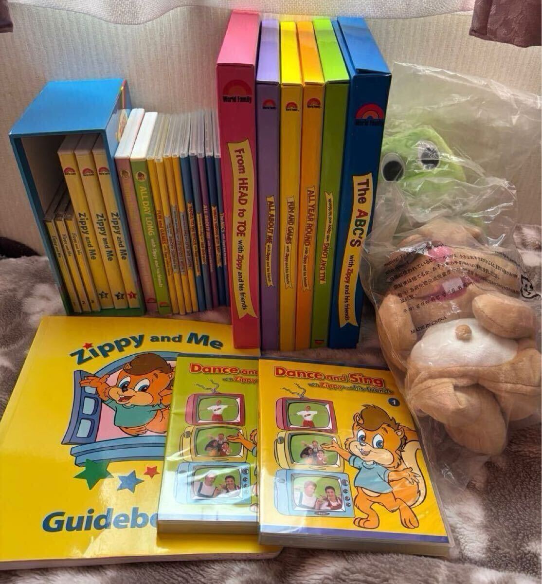 Yahoo!オークション - DWE Zippy and me DVD Dance and sing ガイド本...