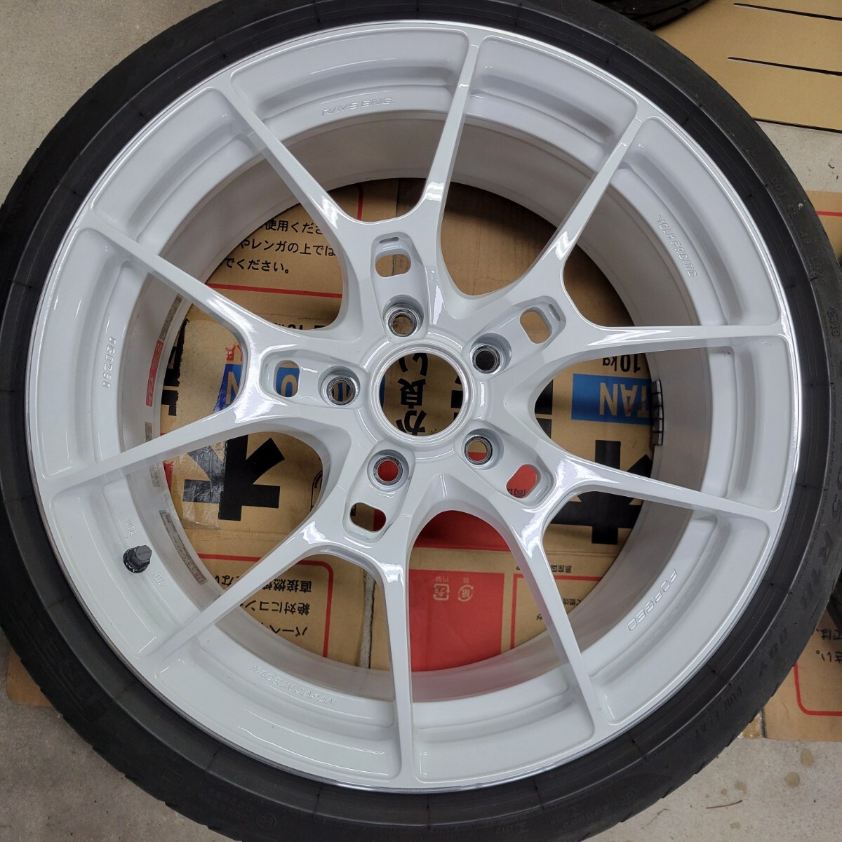 Yahoo!オークション - RAYS G025 8.5J+35 5H PCD114 245/35r18