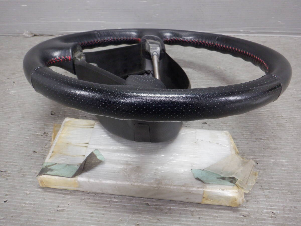 H13年 JB3 ライフ ダンク TR 純正 ハンドル ステアリング 黒 レザー タイプ 赤 ステッチ /16 6-28251 87883(ステアリング、ハンドル本体)｜売買されたオークション ...