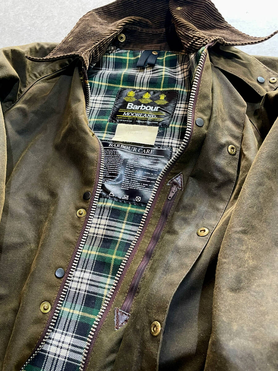 Yahoo!オークション - [フルメンテナンス] Barbour MOORLAND C34 36 廃...