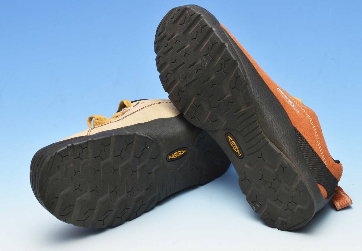 Yahoo!オークション - 45 KEEN ジャスパー JP22.5cm オレンジ 使用済...