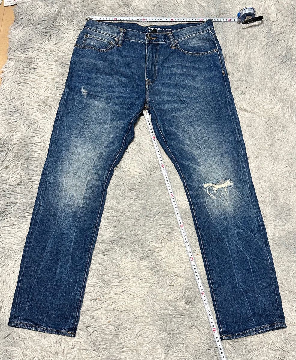 Yahoo!オークション - Gap SLIM ギャップ W34デニム パンツ ジーンズ ...