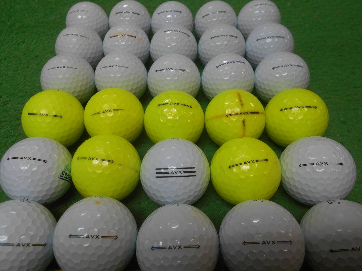 Yahoo!オークション - 上級～特A級 良品/タイトリスト≪＝AVX＝≫30個/...
