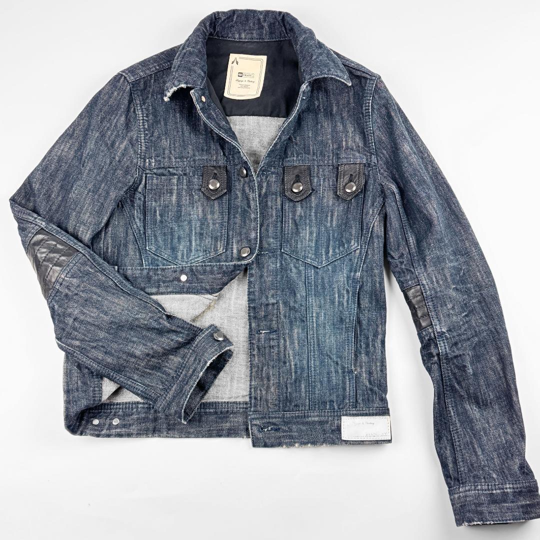 Yahoo!オークション - 希少 ツーディライブ 02DERIV. レザー 牛革 デニ...