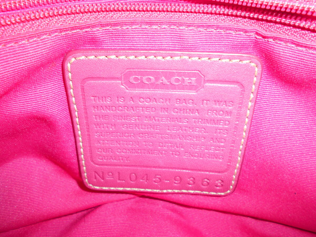 Yahoo!オークション - e513 COACH ワンショルダーバッグ コーチ シグネ...