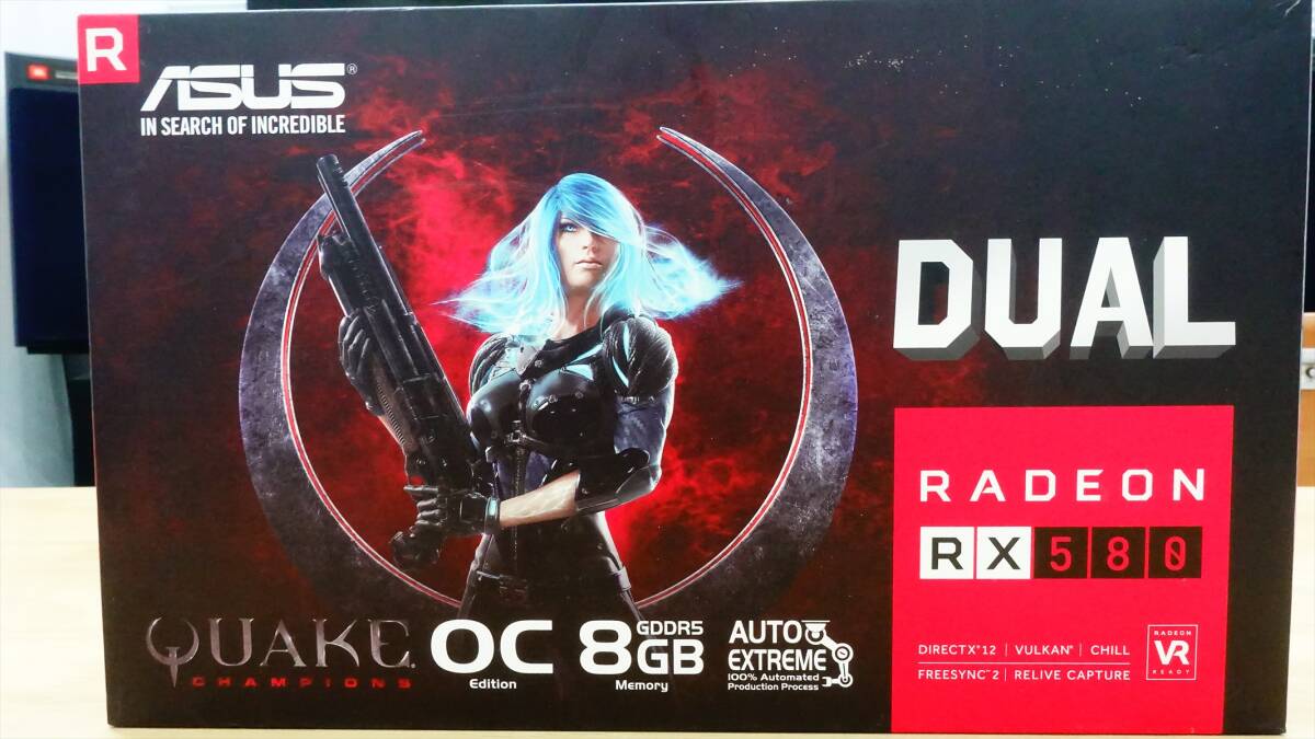 Yahoo!オークション - ASUS RADEON DUAL-RX580-08G 8GB ビデオカード ...