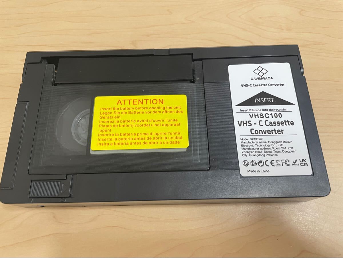【新品・動作確認済】VHS-Cカセットテープ変換アダプター テープコンバーター VHS-C→VHS再生 :: Yahoo!Auction｜DEJAPAN - Bid and Buy Japan ...