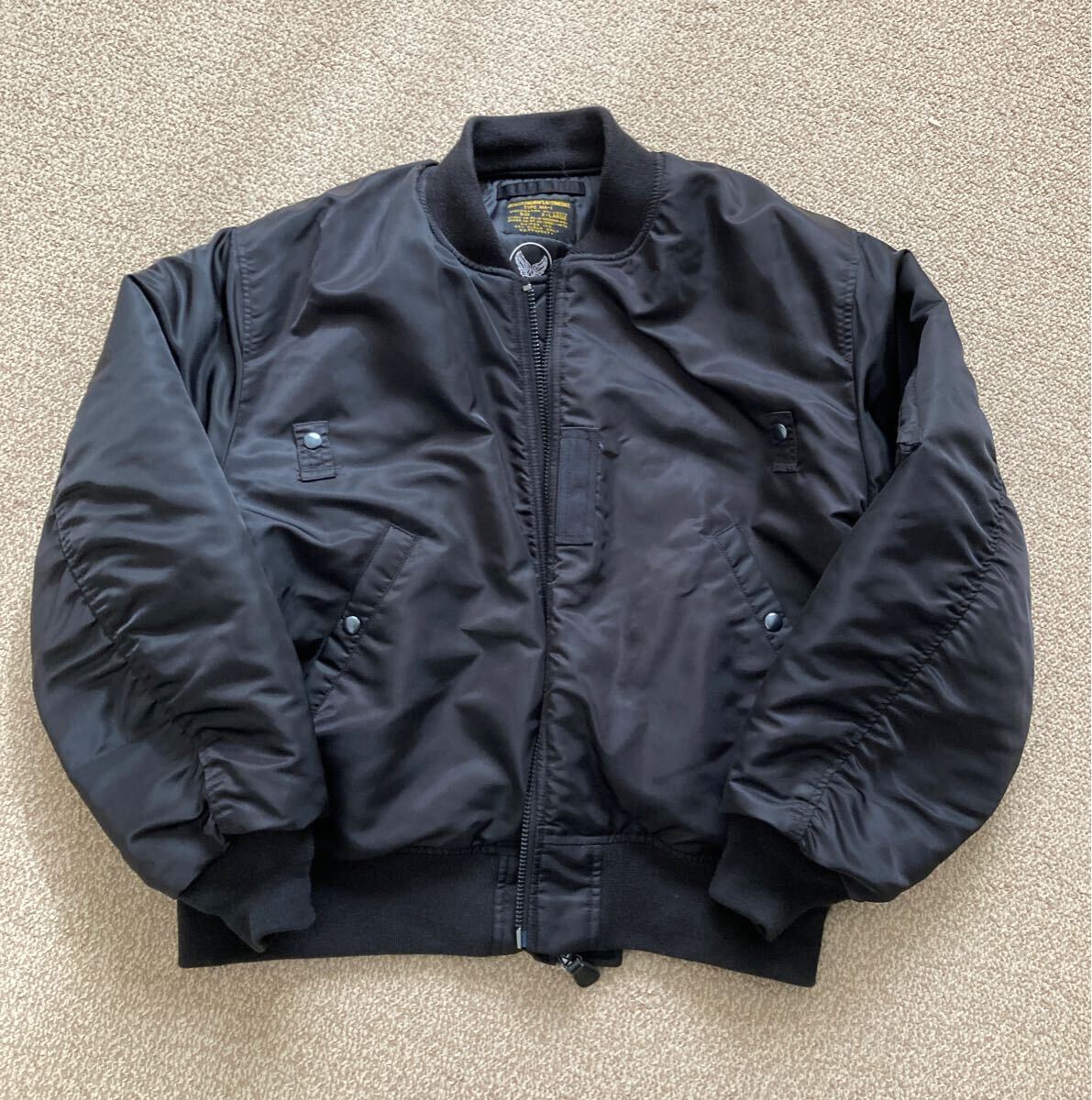 Yahoo!オークション - 米軍 最初期型 MA-1フライトジャケット MIL-J-82...