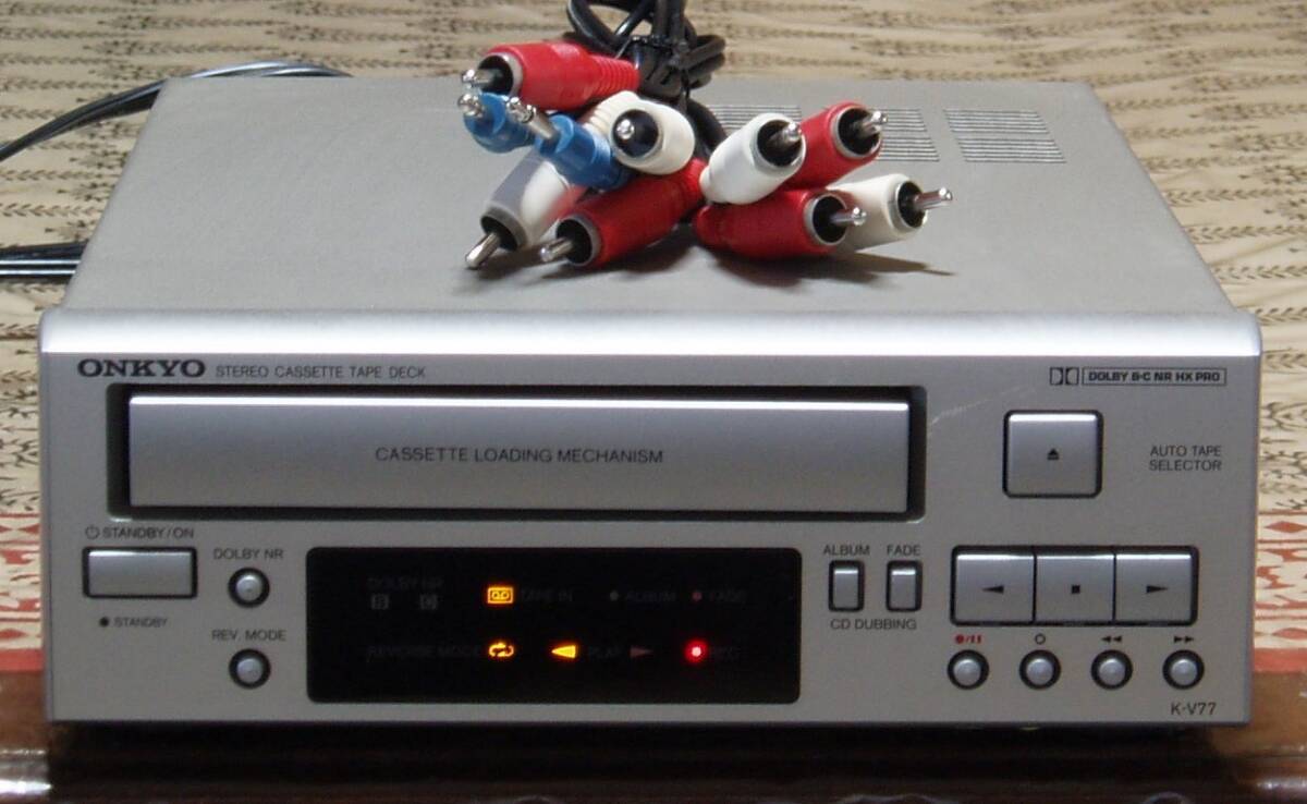 Yahoo!オークション - ONKYO カセットデッキ K-V77 美品・動作品