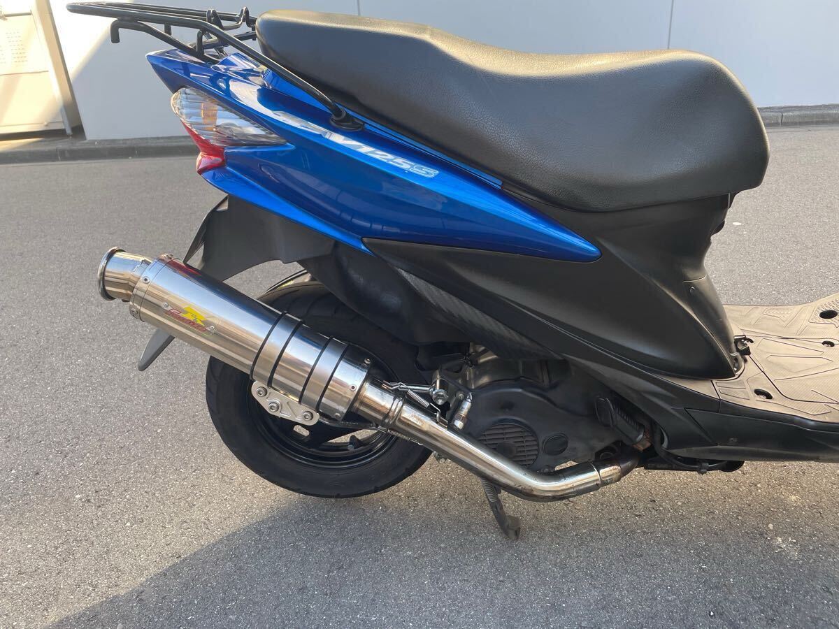 Yahoo!オークション - アドレスv125G/Sマフラー リアライズマフラー ...