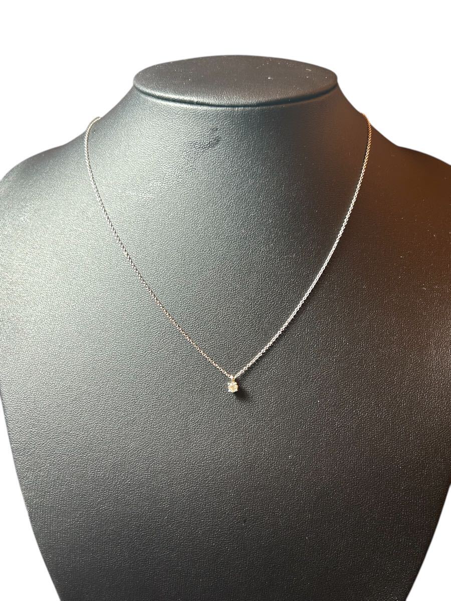 Tiffany&Co. ソリティア ダイヤモンド ペンダント ネックレス PT950 プラチナ ティファニー 総重量:約2.36g 1円(プラチナ)｜売買されたオークション情報、yahooの ...