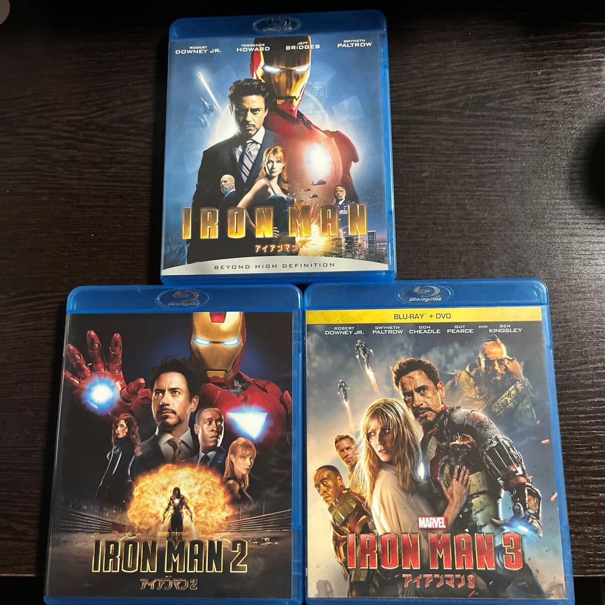 Yahoo!オークション - アイアンマン 1/2/3 3作品セット ロバート・ダ...
