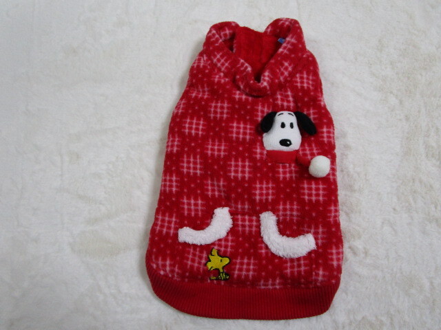 ペットパラダイス SSサイズ 胴回り41cm スヌーピー 中綿入りフリースベスト アウター レッド(一般)｜売買されたオークション情報、yahooの商品情報をアーカイブ公開 - オークファン ...