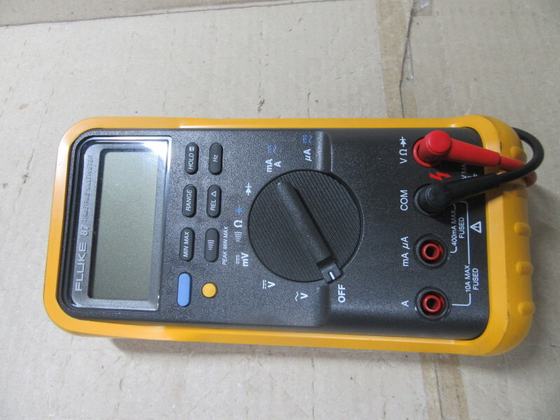Yahoo!オークション - K6 FLUKE 87 TRERMSデジタルマルチテスター