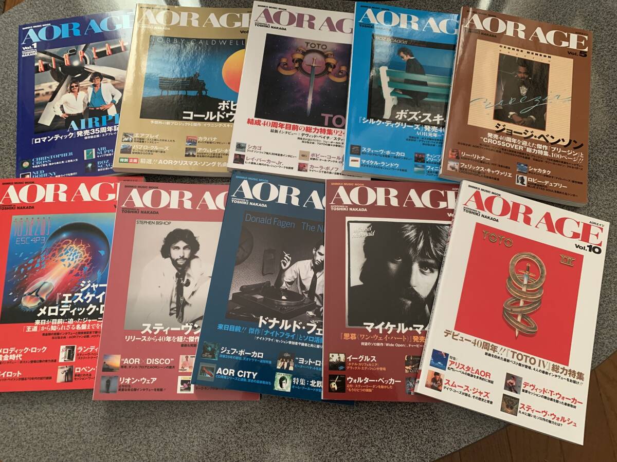 Yahoo!オークション - AOR AGE Vol.1〜10 （シンコー・ミュージック・...