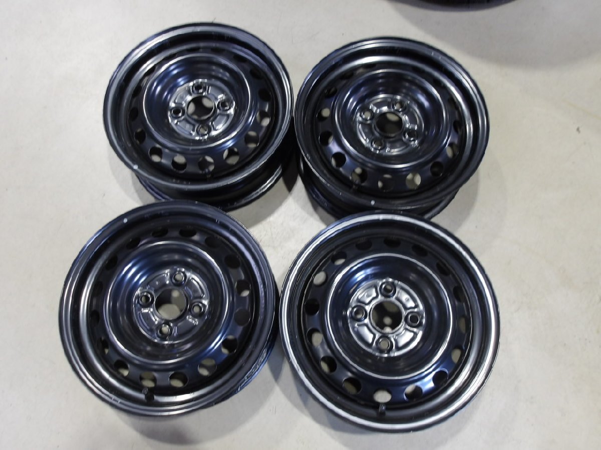 R06/12/24-4 Φ 14インチ / 純正スチールホイール / トヨタ / 160系プロボックス / 14X5J / / 4本 / 鉄ホイール / 黒(純正品)｜売買されたオークション ...