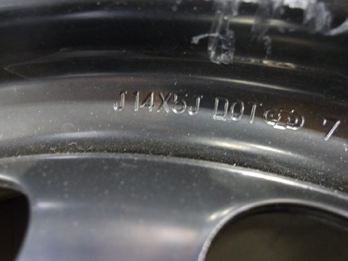 Yahoo!オークション - (R06/12/24-4) Φ 14インチ / 純正スチールホイ...