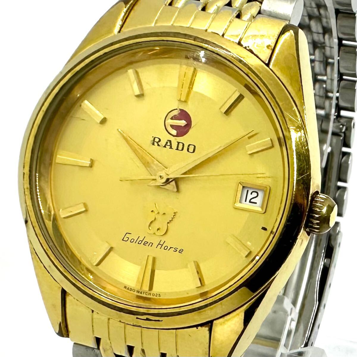 Yahoo!オークション - y787 稼働品 ラドー RADO 633.3649.2 ゴールデン...