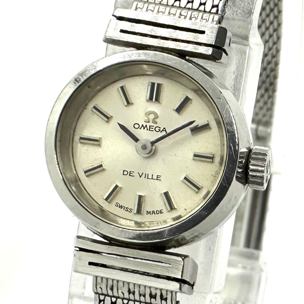 Yahoo!オークション - y890 稼働品 オメガ OMEGA デビル DE VILLE レデ...