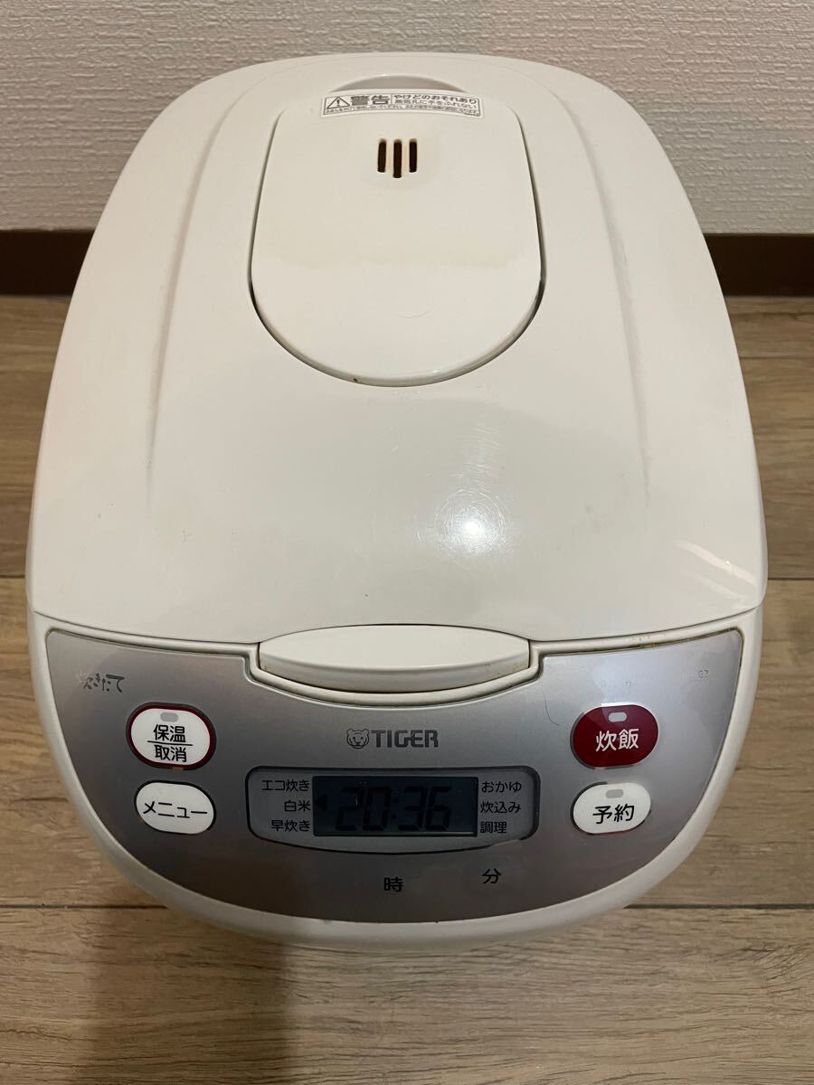 Yahoo!オークション - TIGER ホワイト JBH-G182 炊飯器
