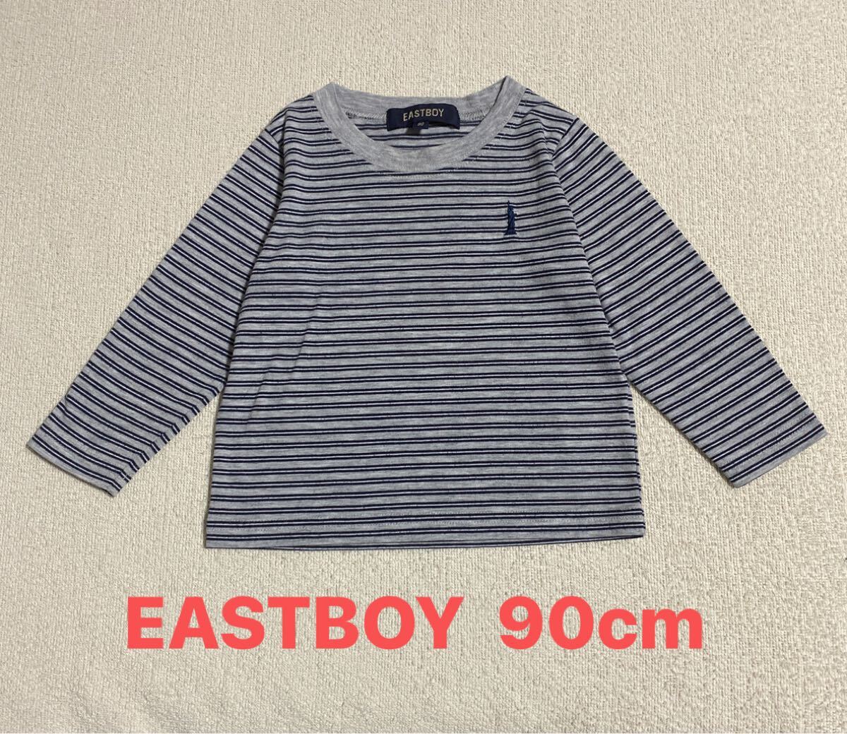 EASTBOY ロングTシャツ ボーダー グレー ネイビーブルー ボーイズ ガールズ おまとめ発送可能(90（85～94cm）)｜売買されたオークション情報、yahooの商品情報をアーカイブ ...