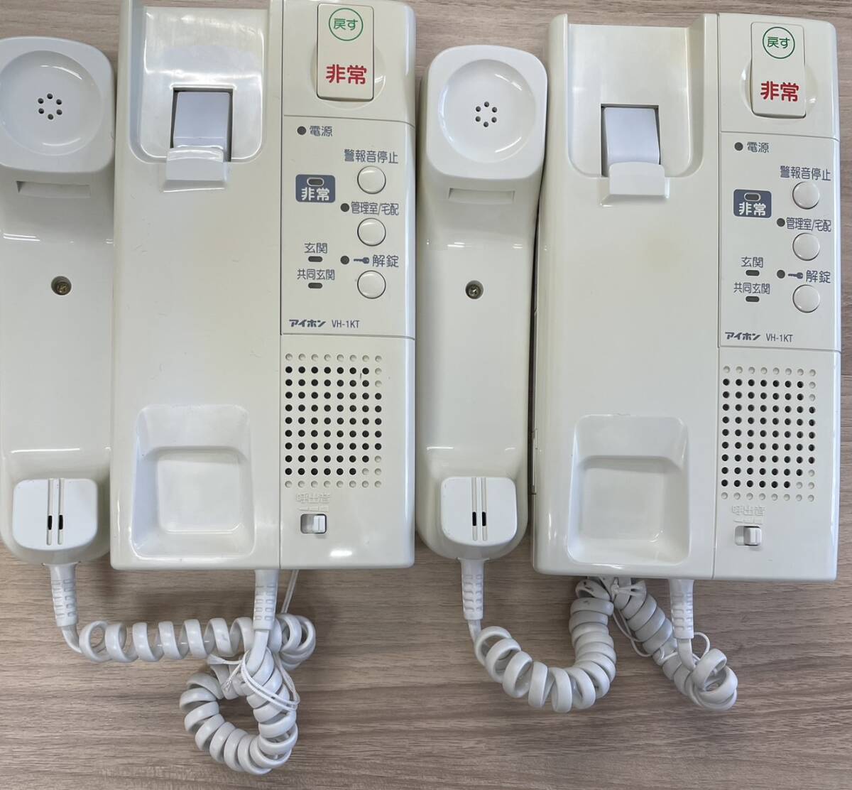 Yahoo!オークション - VH-1KT-6 1か月保障 2台 管理室ボタンあり イ...