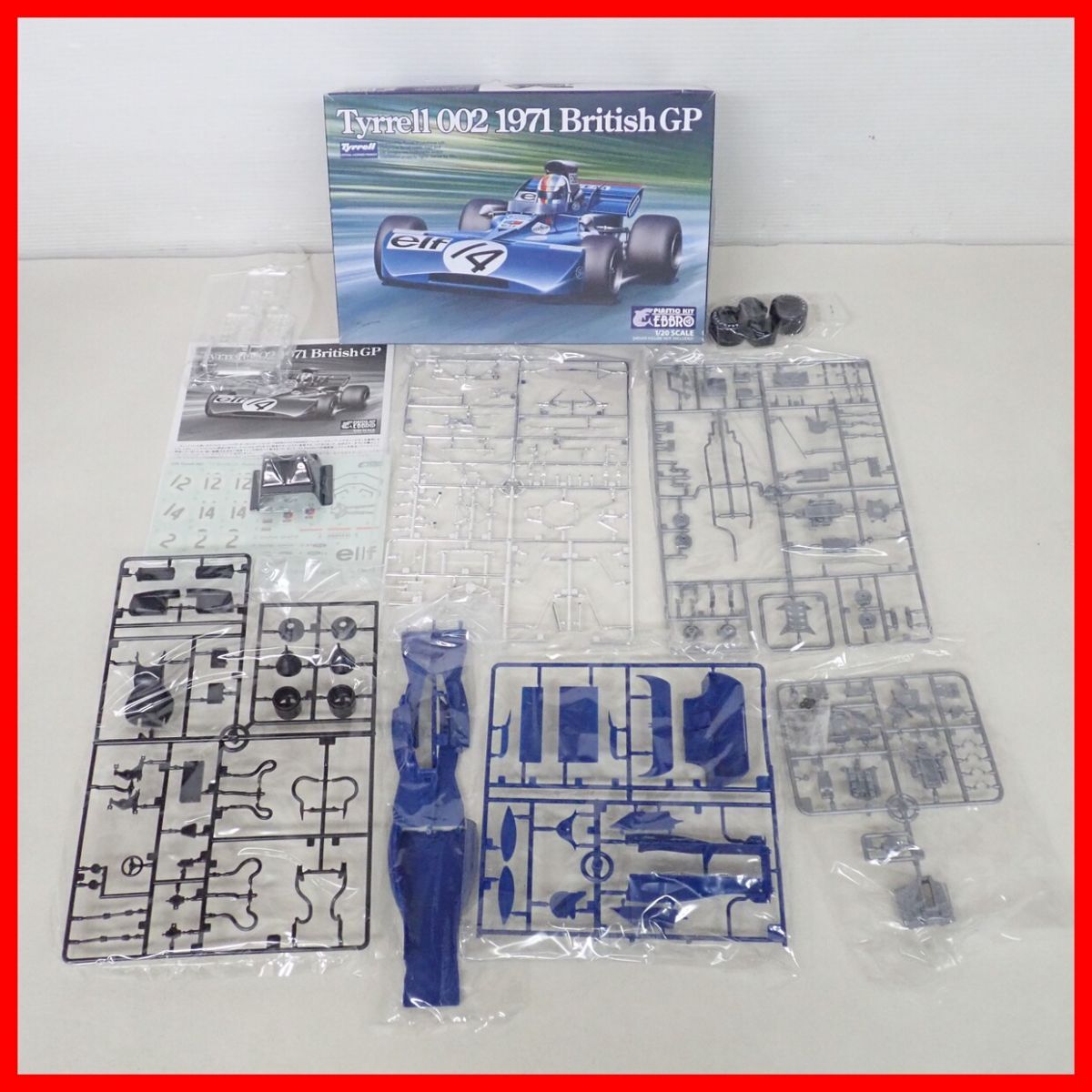 Yahoo!オークション - 未組立 エブロ 1/20 タイレル 002 1971 イギリス...