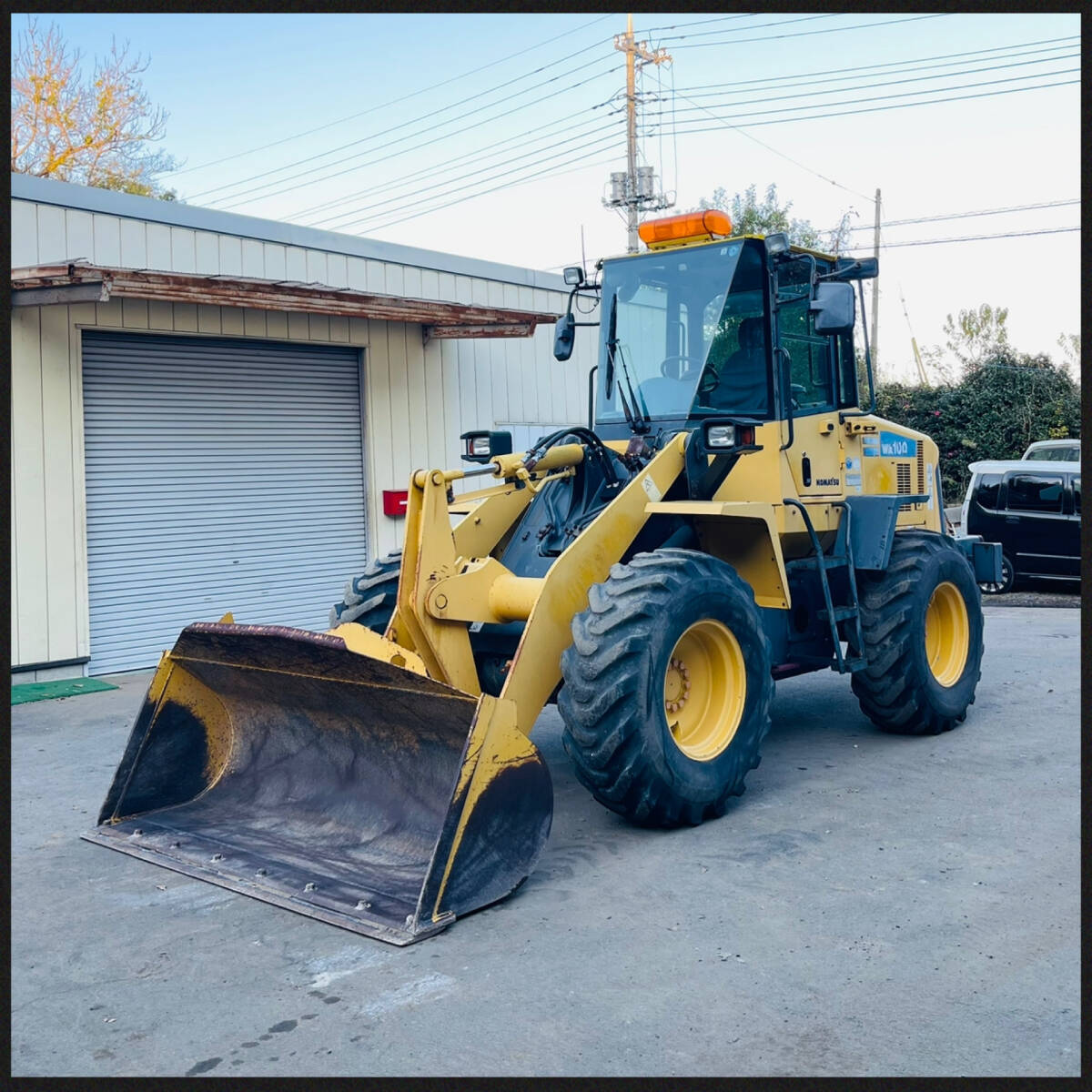 Yahoo!オークション - KOMATSU コマツ WA100-5 タイヤショベル ホイー...