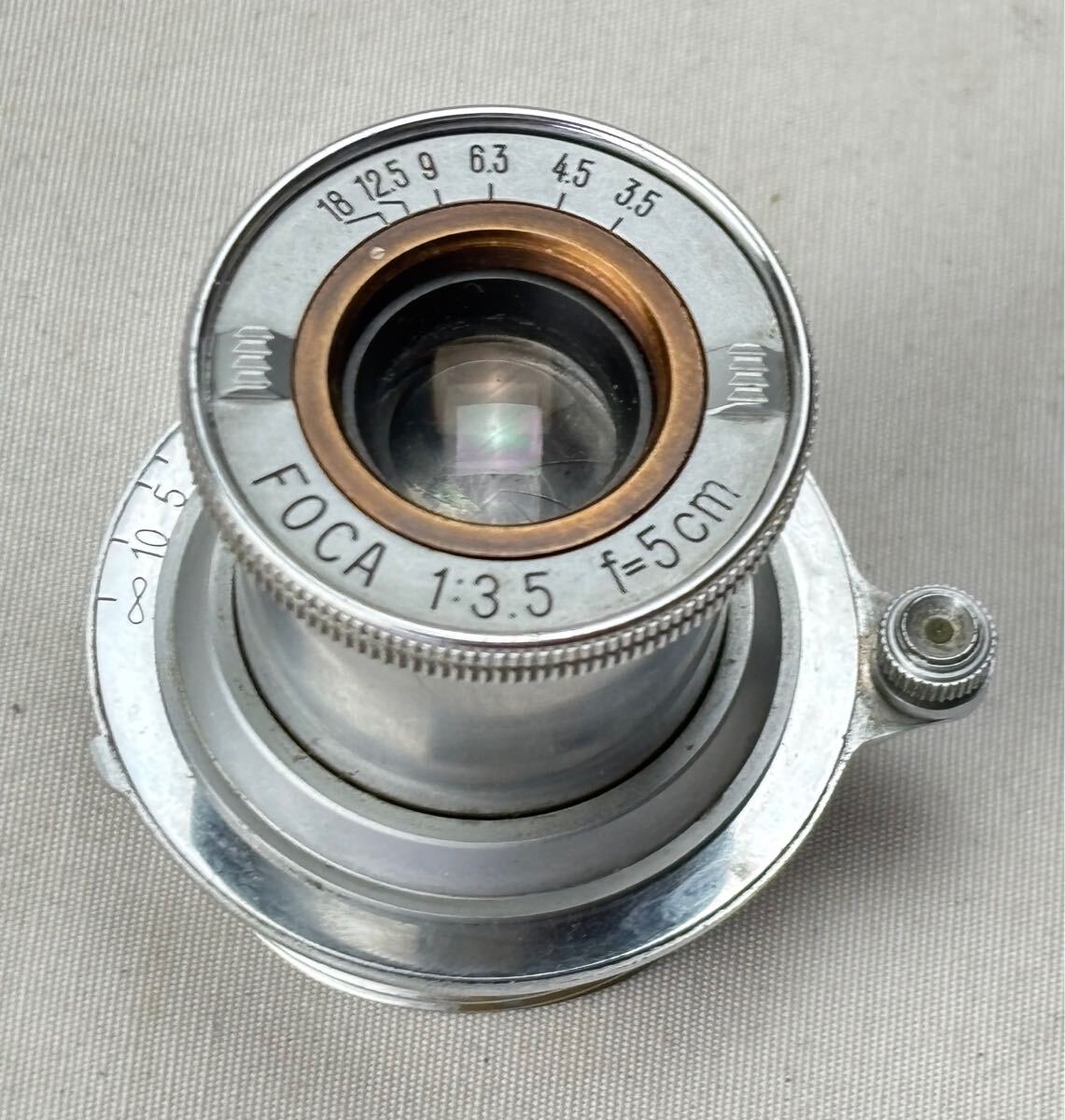Yahoo!オークション - FOCA 1 3.5 f=5cm レンズ中古品です