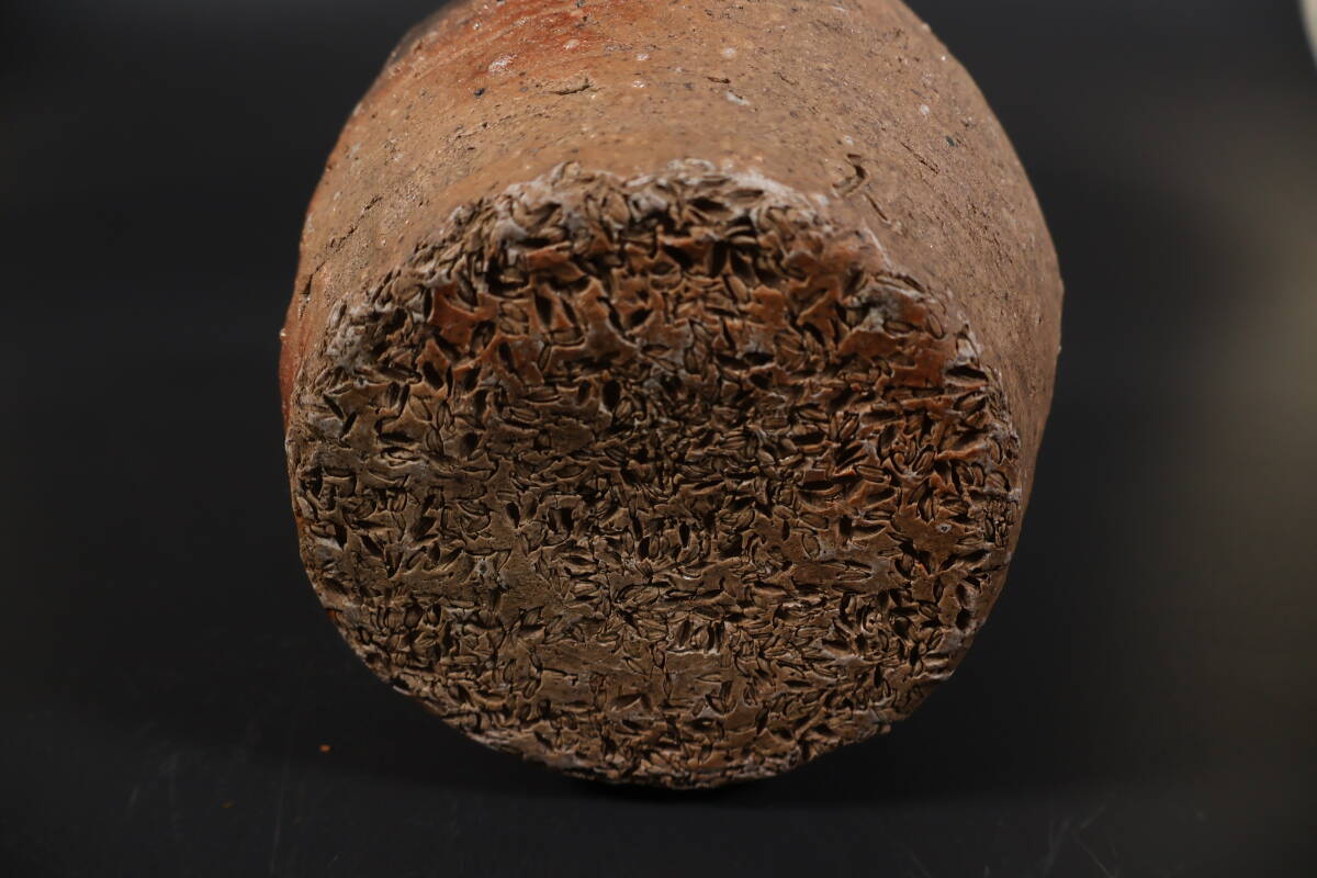 Yahoo!オークション - 【和】(A1193) 時代古作 古信楽 直線文壺 うずく...